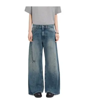 MAISON MARGIELA Distressed Wide Leg Jeans