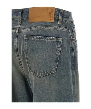 MAISON MARGIELA Distressed Wide Leg Jeans