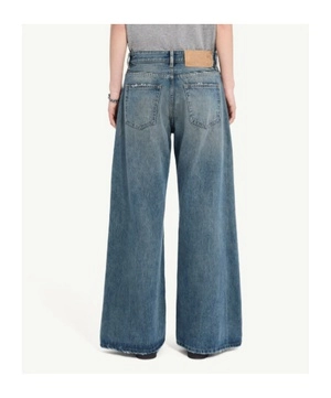 MAISON MARGIELA Distressed Wide Leg Jeans