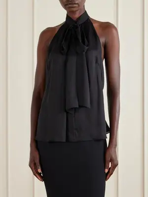 TOM FORD Patterned Halterneck Top