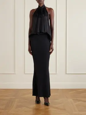 TOM FORD Patterned Halterneck Top