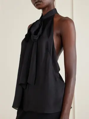 TOM FORD Patterned Halterneck Top