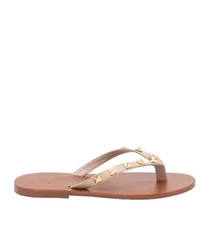 Valentino Garavani Round-toe Flat Sandals