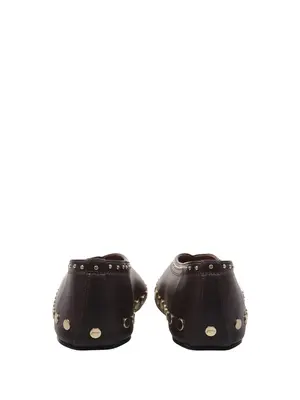 GANNI Jenny Ballerina In Brown