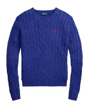 Polo Ralph Lauren Cable-knit Cotton Sweater - Blue