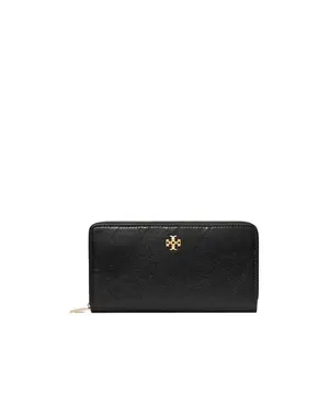 Tory Burch Charlie Quilted Zip Continental Wallet