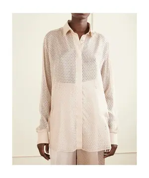 TOM FORD Oversized Silk-chiffon Shirt