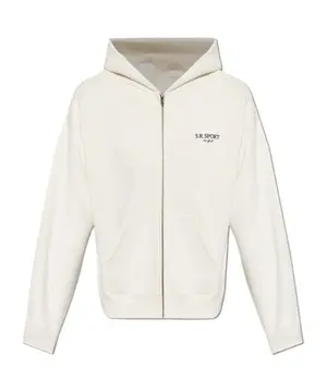 SPORTY  RICH Long-sleeved Sweatshirt - White