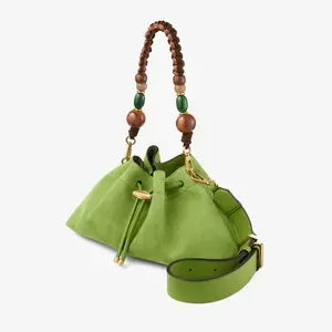 JIMMY CHOO Cinch Beaded Medium Shoulder Bag