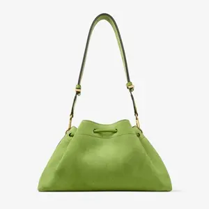 JIMMY CHOO Cinch Beaded Medium Shoulder Bag
