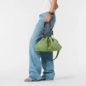 JIMMY CHOO Cinch Beaded Medium Shoulder Bag
