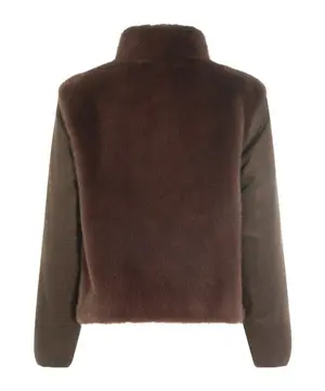 Herno Faux Fur Panel Jacket