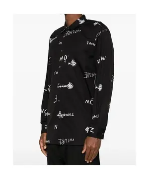 Comme Des Garçons Text-print Shirt