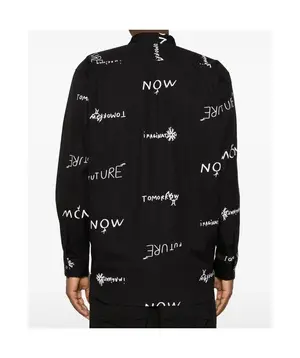 Comme Des Garçons Text-print Shirt