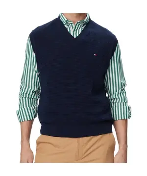 Tommy Hilfiger V-neck Vest - Black