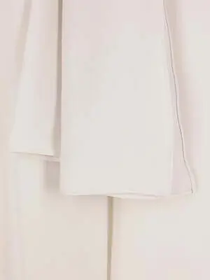 TOM FORD Halter Neck Sleeveless Top With Bow Detail - White