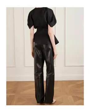 Khaite Rumi Shirt With Asymmetrical Hem - Black
