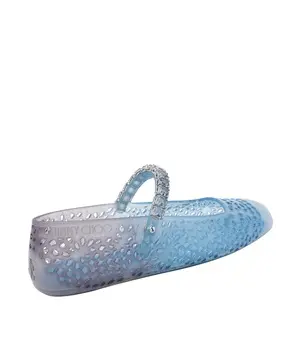 JIMMY CHOO Square-toed Ballet Shoes