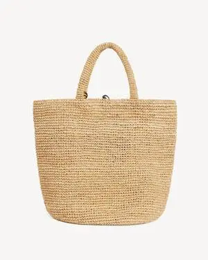 Kenzo Large Basket In Raffia