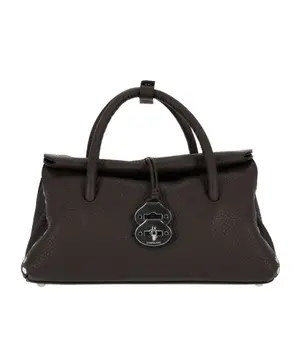ZANELLATO Dotta Centauro Small Top Handle Bag - Black