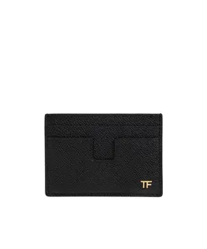 TOM FORD Logo Card Holder - Black