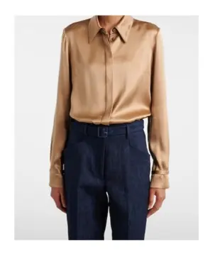 Gabriela Hearst Cruz Silk Satin Shirt