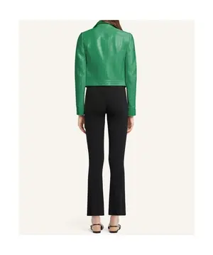 COURREGES Vinyl-effect Cropped Jacket