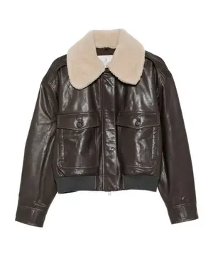 Brunello Cucinelli Leather Jacket - Black