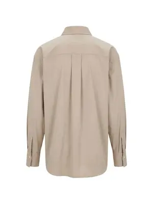 Brunello Cucinelli Monili-trimmed Long-sleeve Shirt