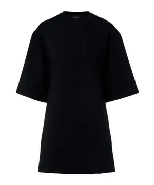 Wardrobe.NYC Short-sleeved Dress - Black