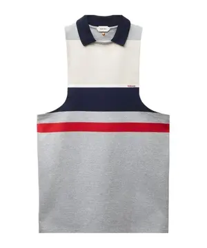 Versace Striped Cotton-jersey Mini Dress - Gray