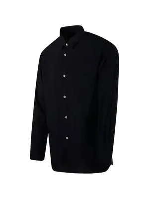 Comme Des Garçons Crinkled Pocket Poplin Shirt