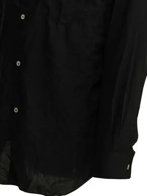 Comme Des Garçons Crinkled Pocket Poplin Shirt