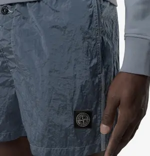 Stone Island Elastic-waist Swim Trunks