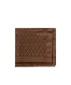 Valentino Garavani Pattern Scarf - Brown