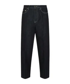 Fabiana Filippi Belt Loop Jeans - Black