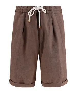 Brunello Cucinelli Drawstring Shorts - Brown
