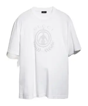 Gucci Cotton Jersey T-shirt With Print - White