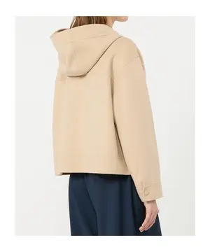 Max Mara Wool Hooded Jacket
