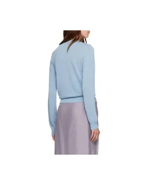 GANNI Argyle Buttoned Cardigan - Blue