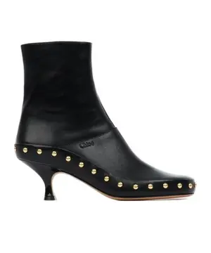 Chloé Junie Heeled Ankle Boot - Black