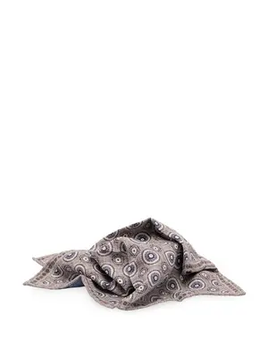 Brunello Cucinelli Patterned Jacquard Pocket Square