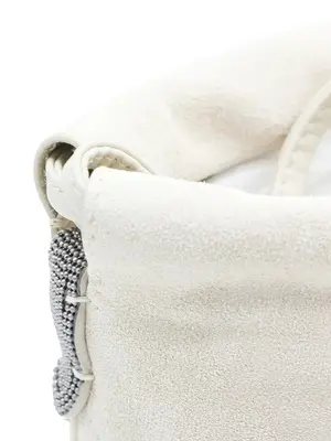 Brunello Cucinelli Monili-embellished Suede Shoulder Bag