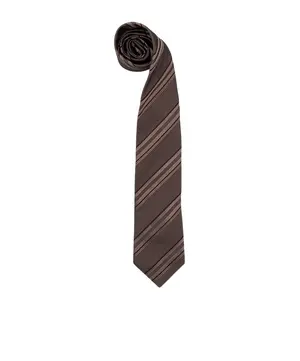 Brunello Cucinelli Pointed Tie - Brown