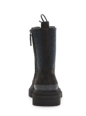 Brunello Cucinelli Lace-up Combat Boots