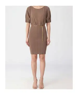 Elisabetta Franchi Lacca" Necklace Mini Dress
