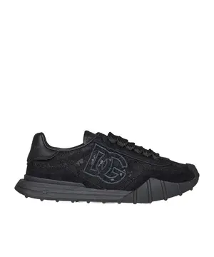 Dolce & Gabbana Lace Up Sneakers - Black