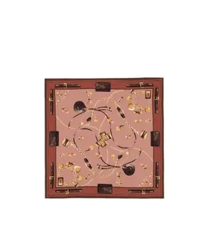 Chloé Paddington Square Scarf - Multicoloured Brown