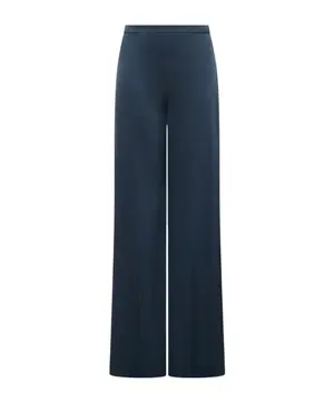 Marella Straight-leg Casual Trousers - Black