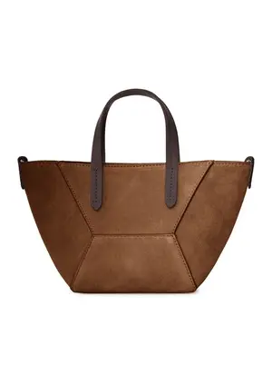 Brunello Cucinelli Geometric-panelled Shoulder Bag